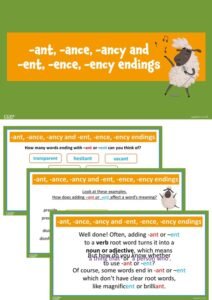 When Do You Use Ent Or Ant
